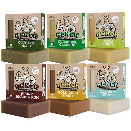 Pick Your Pack - Choose your own 6 Pack – Hench - Mens Natural Soap Bars