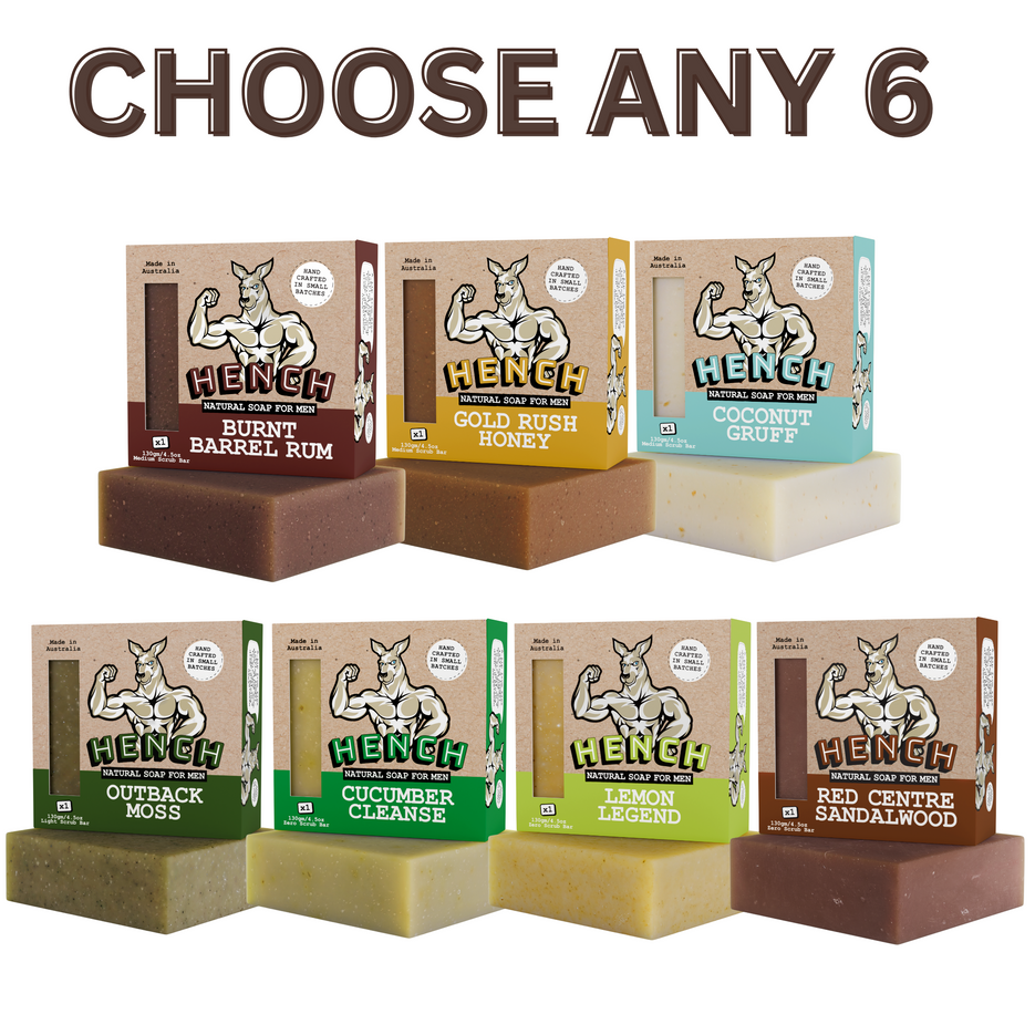 Pick Your Pack - Choose your own 3 Pack – Hench - Mens Natural Soap Bars